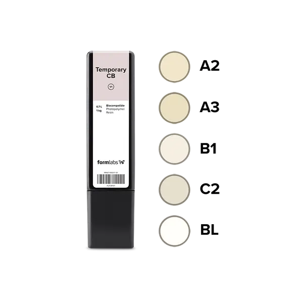 Formlabs 2/3 Temporary CB Resin A3 Cartridge | Blijdent
